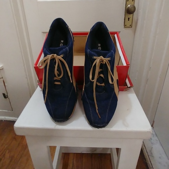 Rouge Helium | Shoes | Denim Sneakers | Poshmark